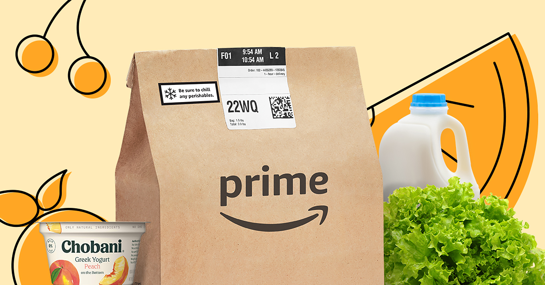 Ultrafast Grocery Delivery Is Now FREE With Prime