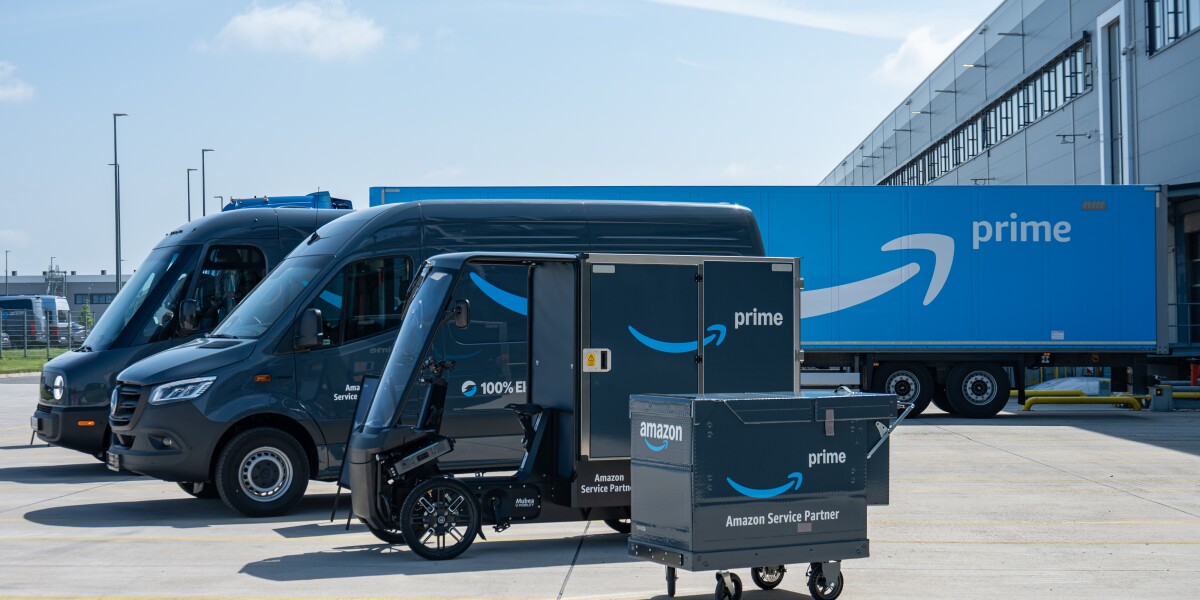 Amazon showcases zero-exhaust-emission vehicles at Delivering the ...