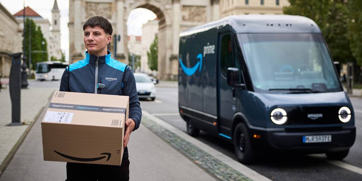 Amazon Rolls Out First Electric Delivery Vans from Rivian in Europe