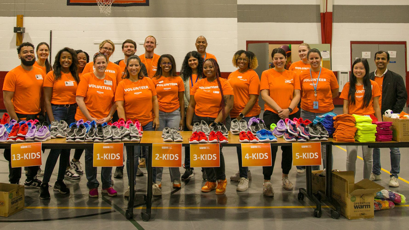 Amazon and its employees give back for Global Month of Volunteering