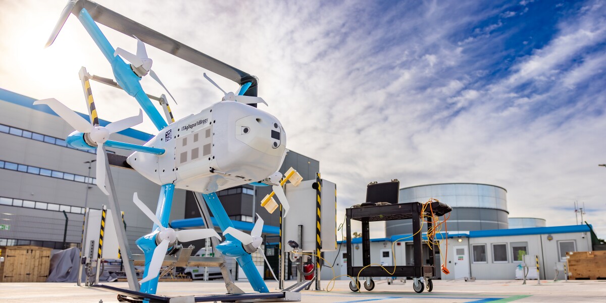 Amazon reveals location of first proposed drone delivery in the UK