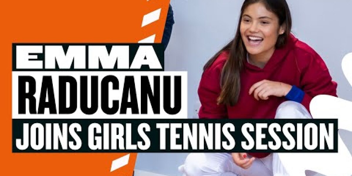 Emma Raducanu gives an exclusive coaching session to the next ...