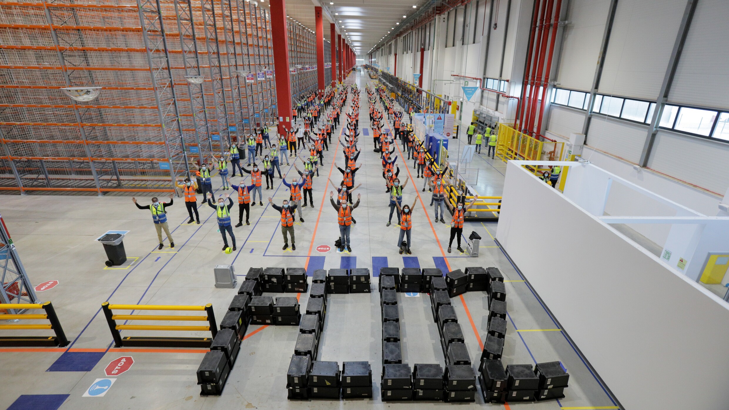 Amazon’s newest fulfillment center in Colleferro, Italy now officially ...