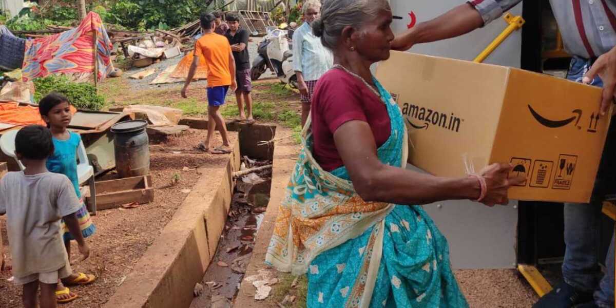 Amazon's disaster preparedness initiative helps quicker deployment of ...